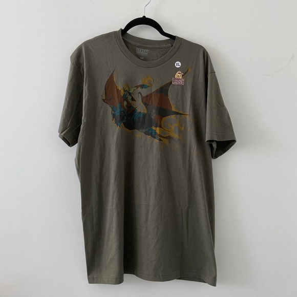 Valve | Shirts | Valve Dota 2 Mens The Dreaded Forgewing Olive Tee Size ...